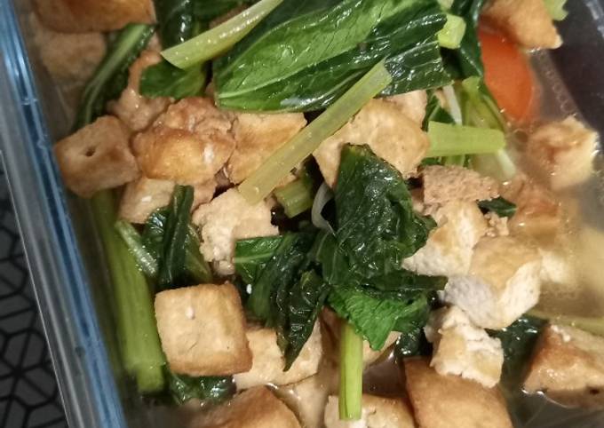Resep Tahu cah pokcoy oleh Vitri - Cookpad