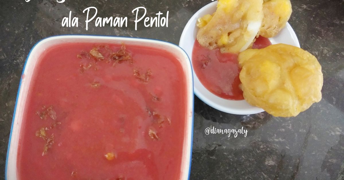 Resep Saus Tomat Cocolan Ala Paman Pentol 😁 oleh diana az - Cookpad