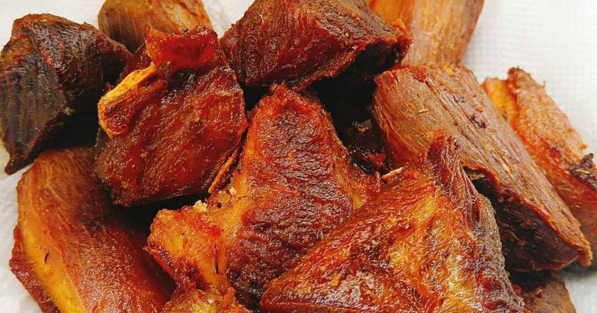 Fried meat Recipe by Chef gbemilola - Cookpad