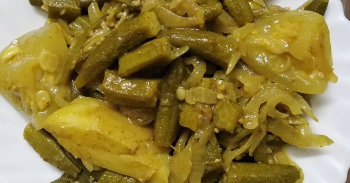 Bhindi ki sabzi Recipe by Fatima Mehmood Mughal - Cookpad