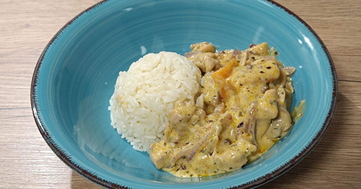 Pollo En Salsa Al Achiote Con Mango Receta de Jesús Ruiz- Cookpad