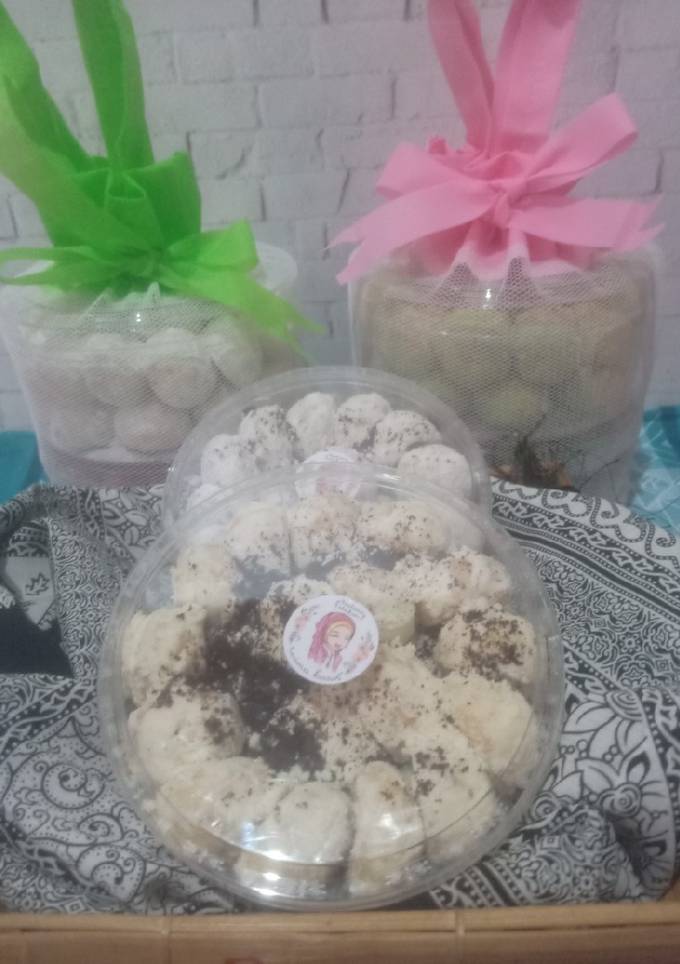 Resep Putri salju OReo/Spesial Hampers Idul Fitri 1444.h# ...