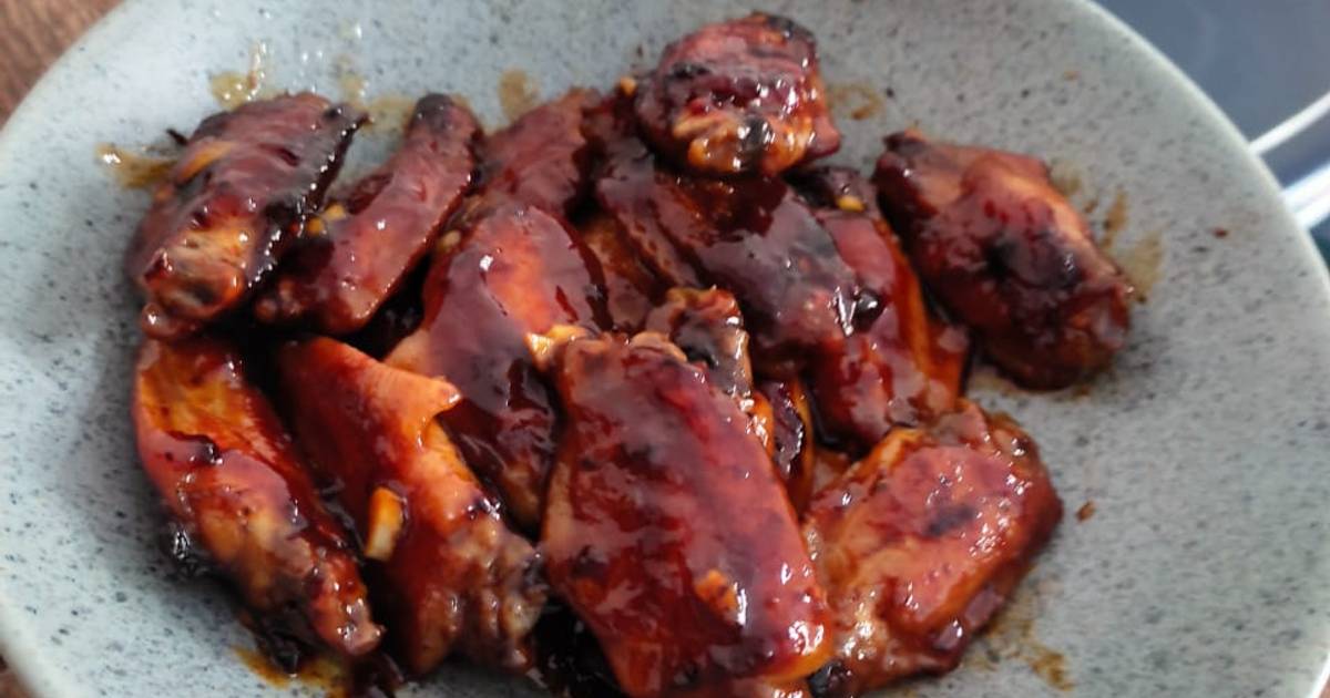 Resep Middle wing Ayam bakar madu oleh Gita Pertiwi - Cookpad