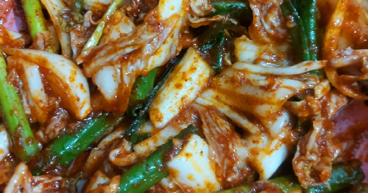 Resep Kimchi resep asli korea simpel oleh Ny. Pratama - Cookpad