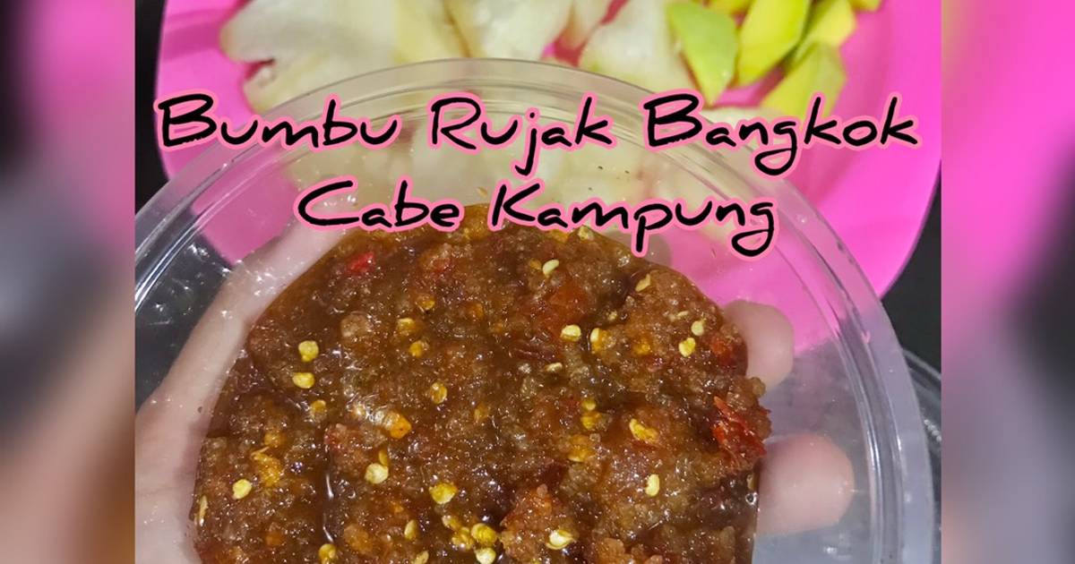 157 resep rujak bumbu bangkok enak dan sederhana ala rumahan - Cookpad