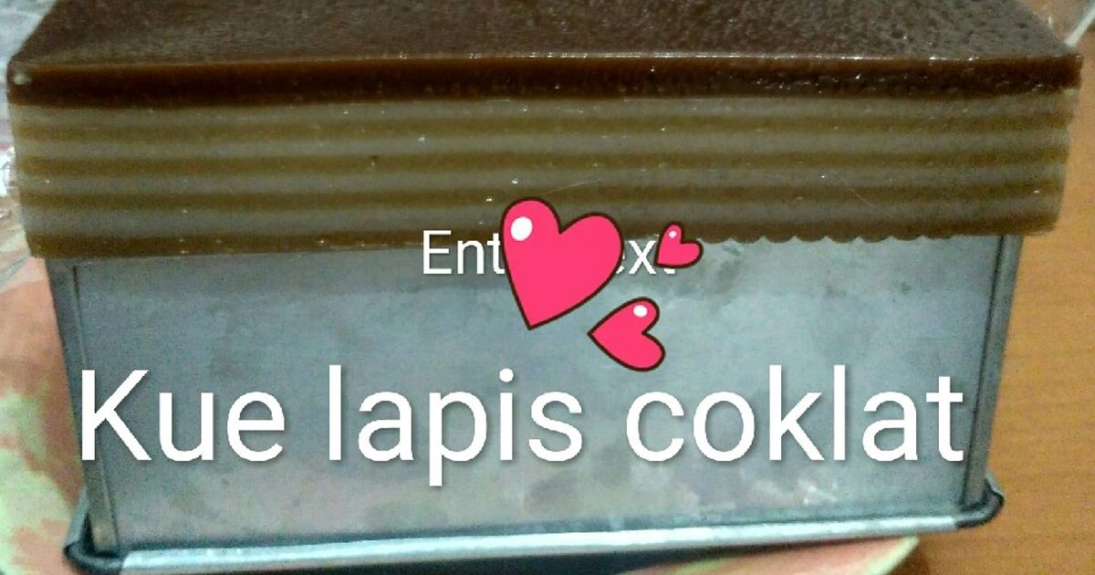Resep Kue Lapis Sagu Coklat oleh Dapoer chayra - Cookpad