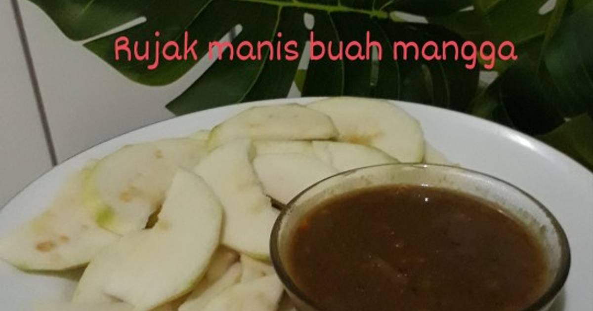 Resep Rujak manis buah mangga oleh fitri_nyimas - Cookpad