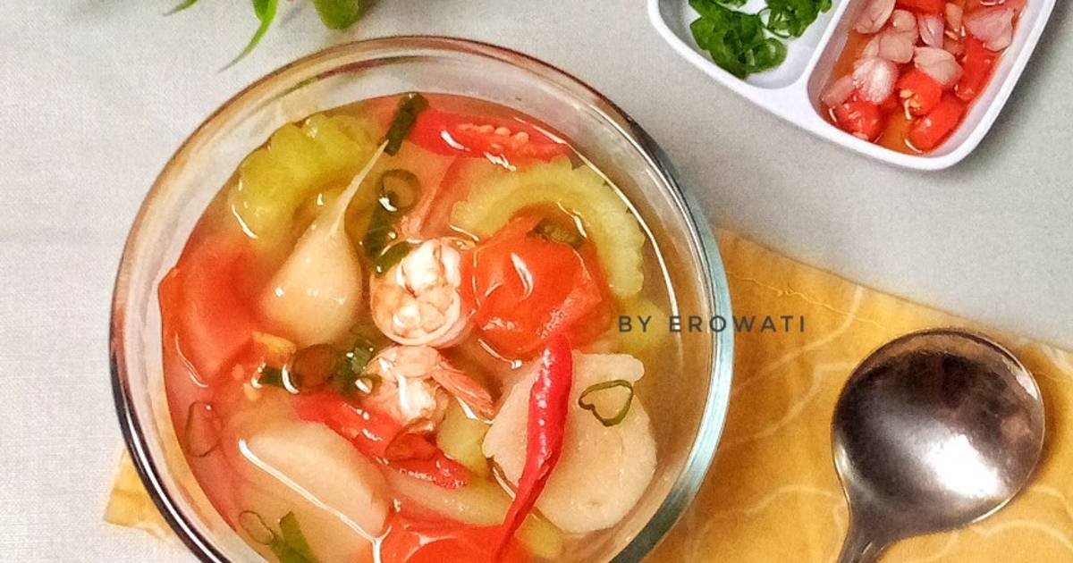 40 resep sop sayur pare enak dan mudah - Cookpad