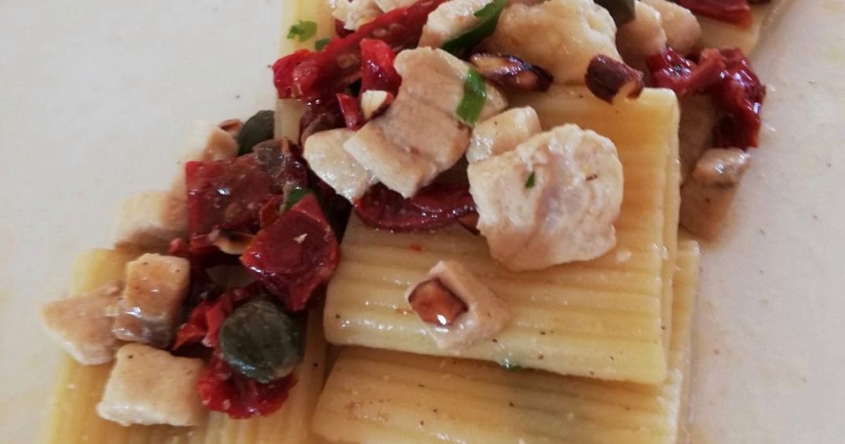 Ricetta Paccheri, Pesce Spada, Pomodori Secchi E Capperi🌷 di Francesca ...