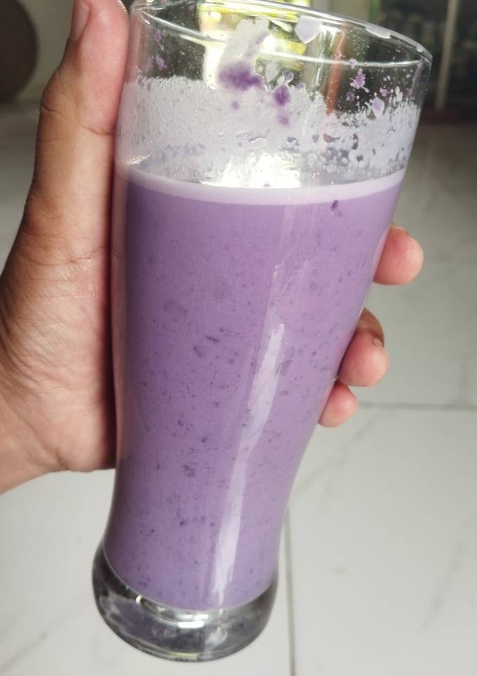 Resep Smothies Taro "Purple Sweet Potato" oleh Dewi Kurniasih - Cookpad