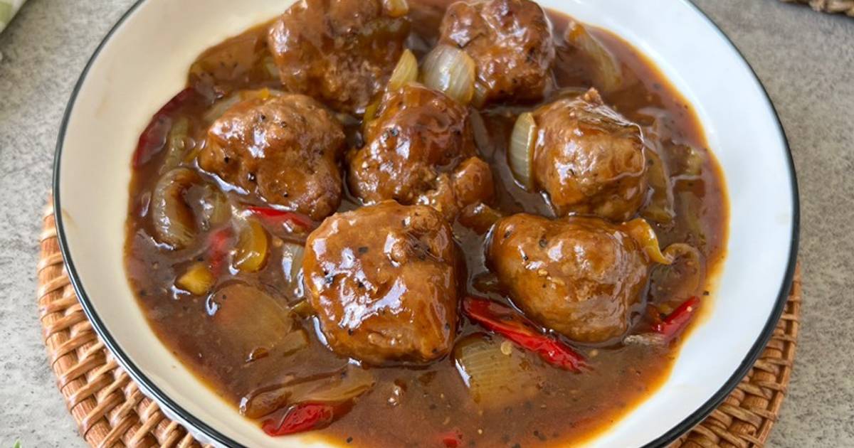 217 resep meatball sauce blackpepper enak dan mudah - Cookpad