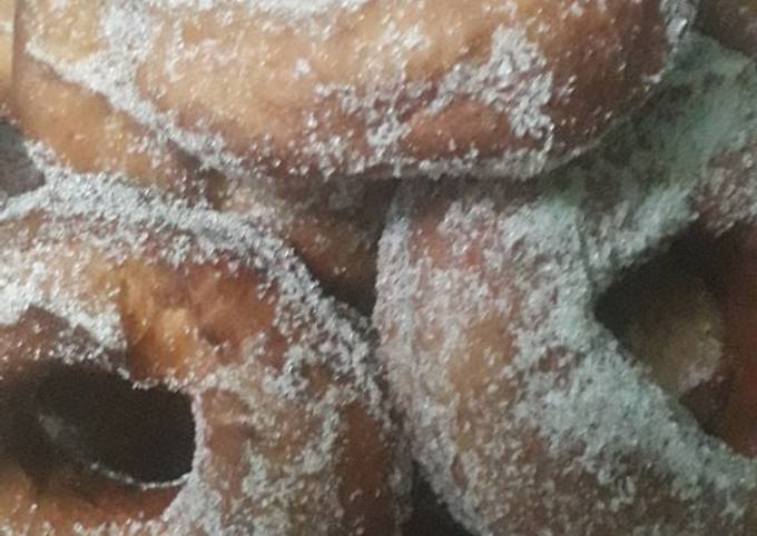 Donas azucaradas Receta de Lucia- Cookpad