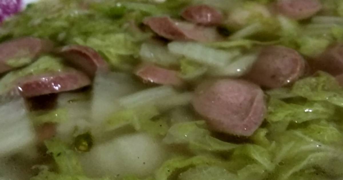 Resep Sop Sawi Ayam Sosis #BikinRamadanBerkesan oleh ThoriqBP - Cookpad