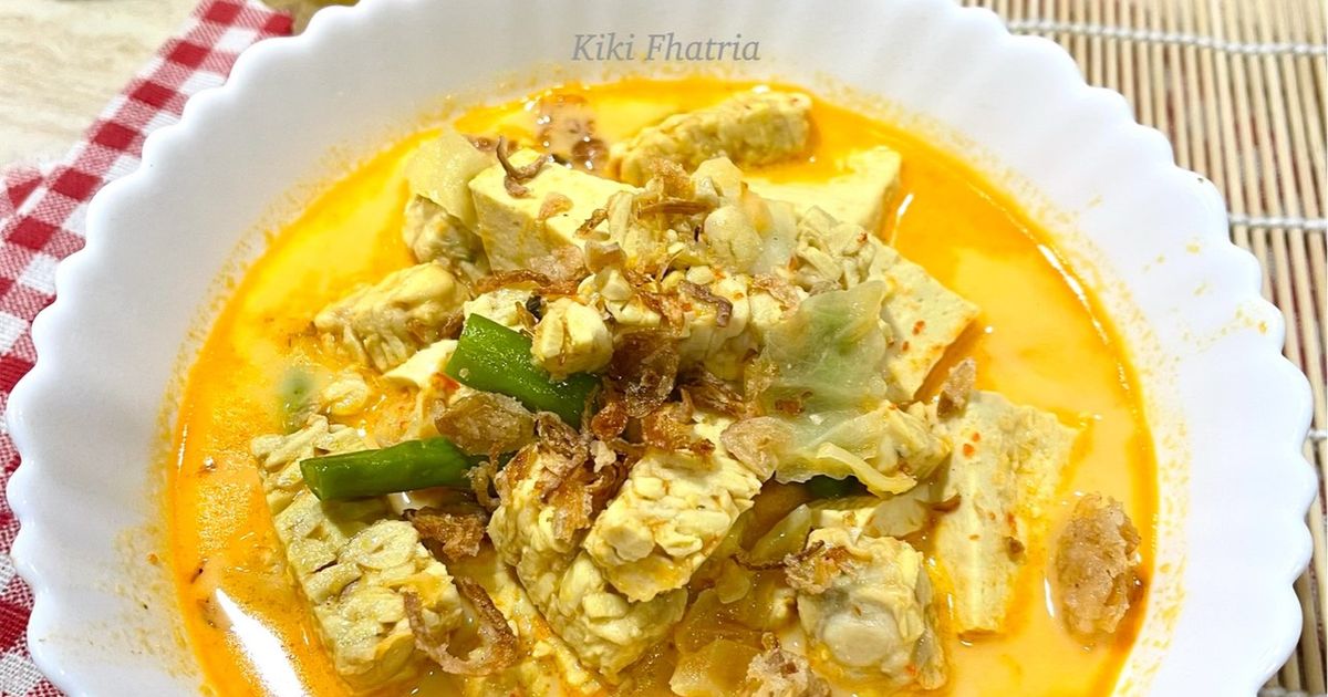 Resep kubis tahu kuah kuning tanpa santan rumahan enak dan mudah - Cookpad