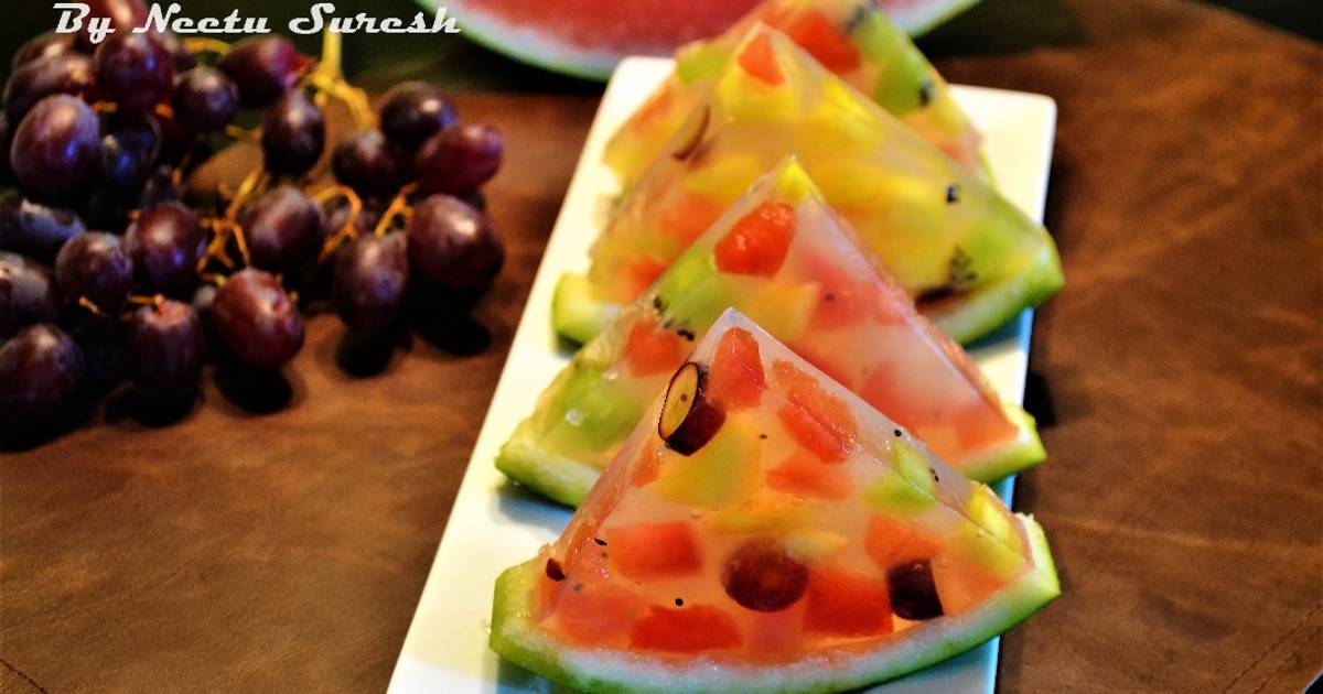 Fresh Fruits Jello Dessert Recipe by Neetu Suresh (Sunera Kitchen ...