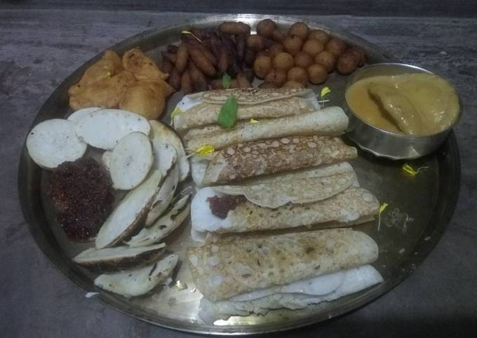 Poush pitha thali Recipe by Sushmita Chakraborty - Cookpad