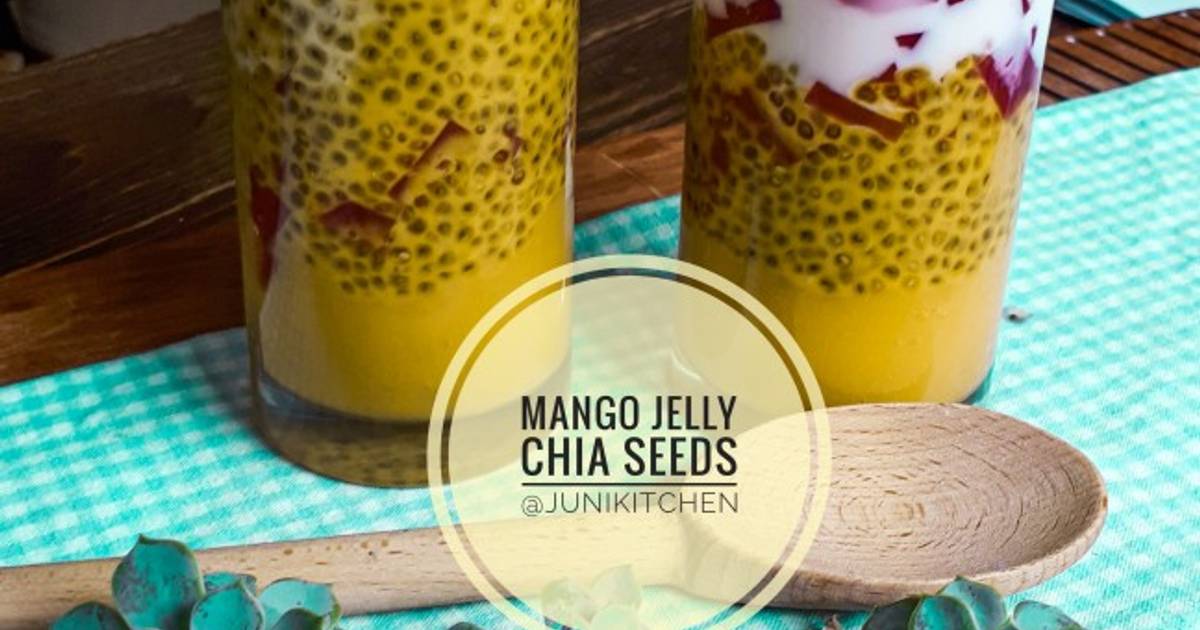 Resep Mango Jelly Chia Seeds oleh KD JUNI - Cookpad