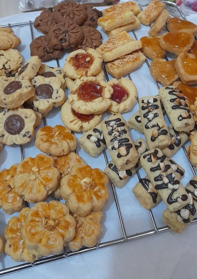 Resep Basic Cookies, 1 resep dasar untuk beragam kue kering oleh Lydia ...