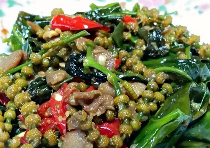 Resep Oseng Uceng / kroto / kembang mlinjo oleh kkokta - Cookpad