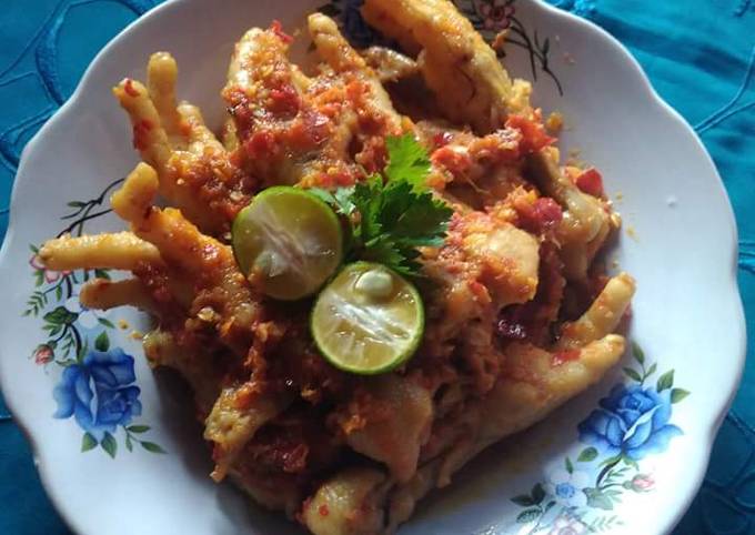 Resep Ceker mercon oleh Dapur Ara - Cookpad