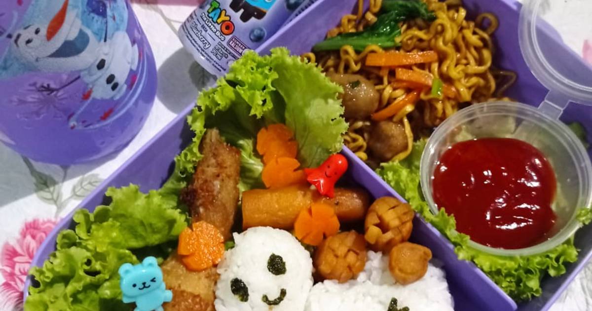 Resep Bento anak sekolah oleh Vivi " Bunda Khansa" - Cookpad
