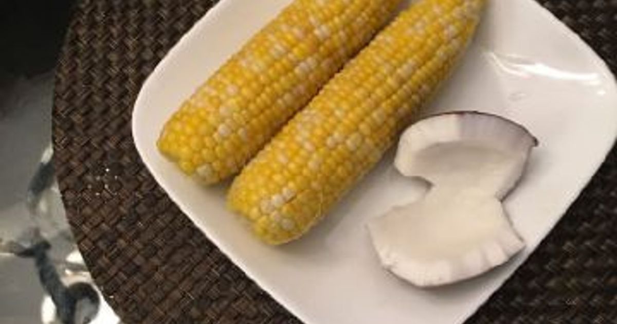 Boiled Yellow Corn With Coconut Recipe by Nwanne - Cookpad