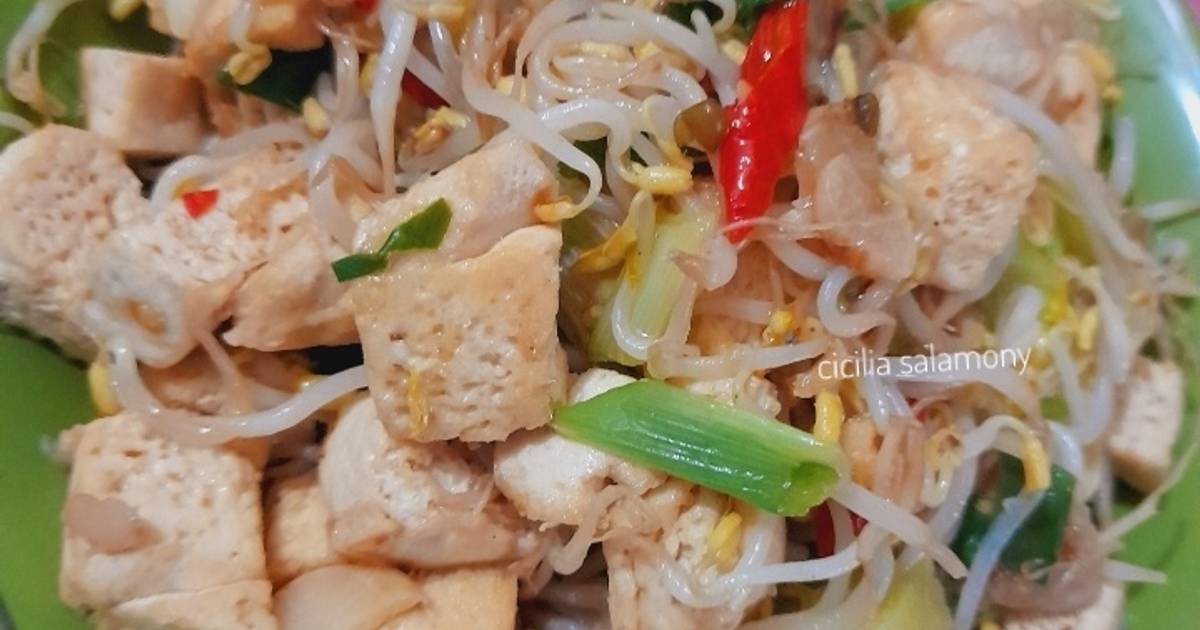 Resep Oseng Taoge Tahu oleh Cicilia Yustina Salamony - Cookpad