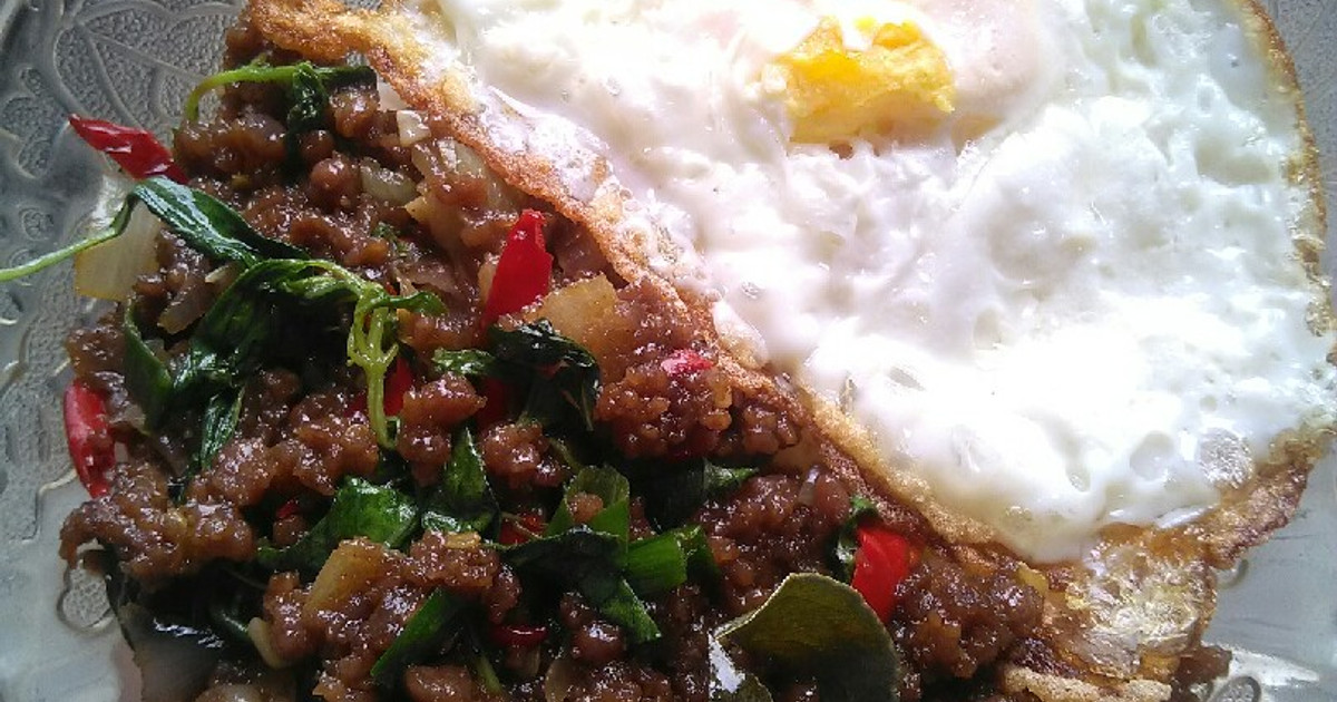 Resep Tumis Daging Sapi Cincang Kemangi Ala Thai oleh Ilona B T Adhitya ...