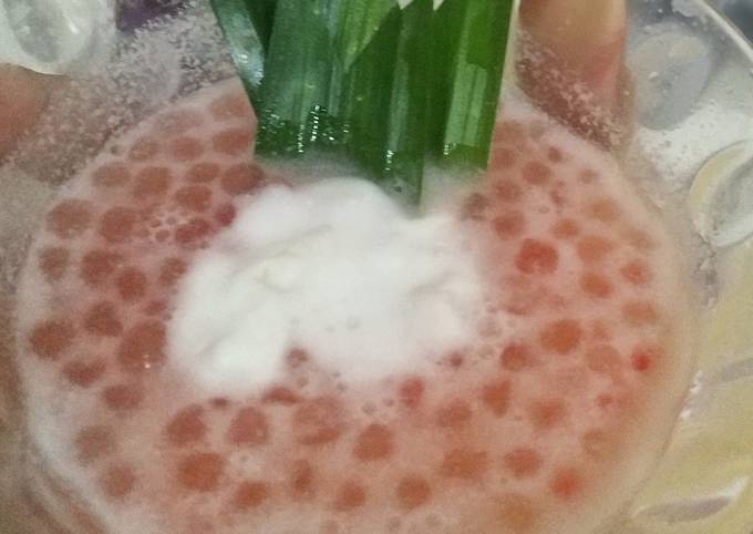 Resep Bubur pacar cina (mutiara) oleh dapurmamauwi - Cookpad