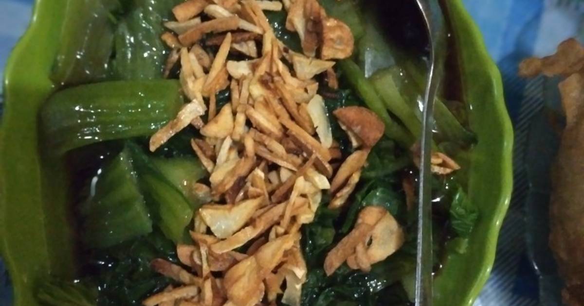 Resep Caisim oyster sauce oleh Dewi Wulandari II - Cookpad