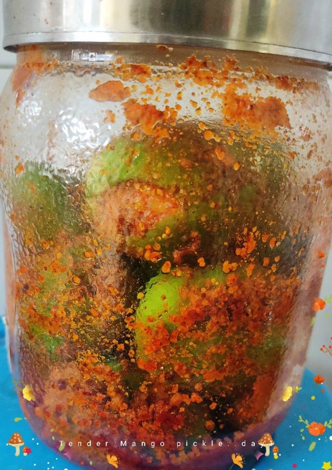 Tender Mango Pickle Recipe by anu.... - Cookpad