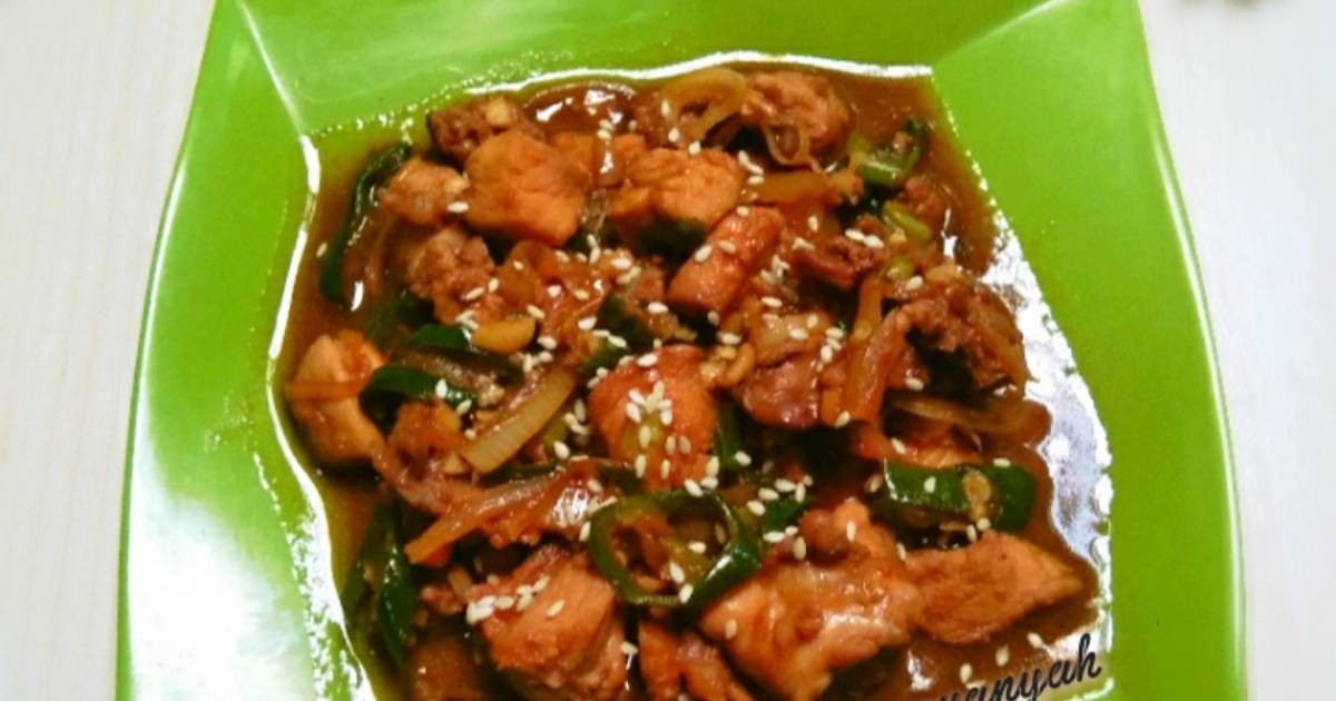 Resep Ayam saos teriyaki oleh Nyanyah - Cookpad