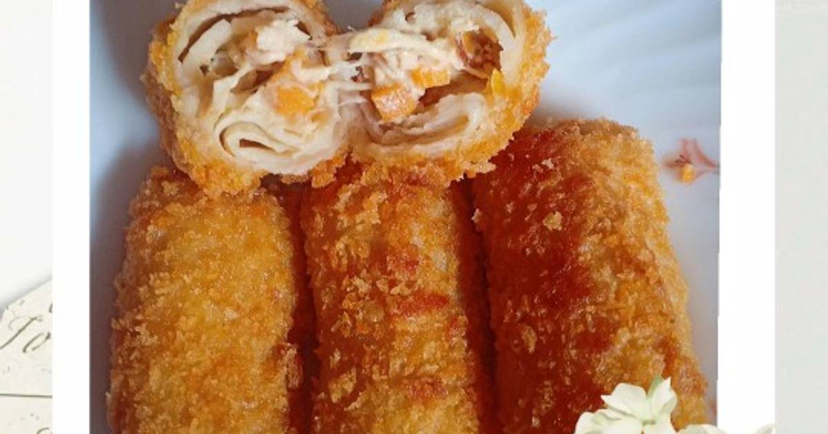 Resep Risoles rogut creamy oleh Aulia syifa - Cookpad