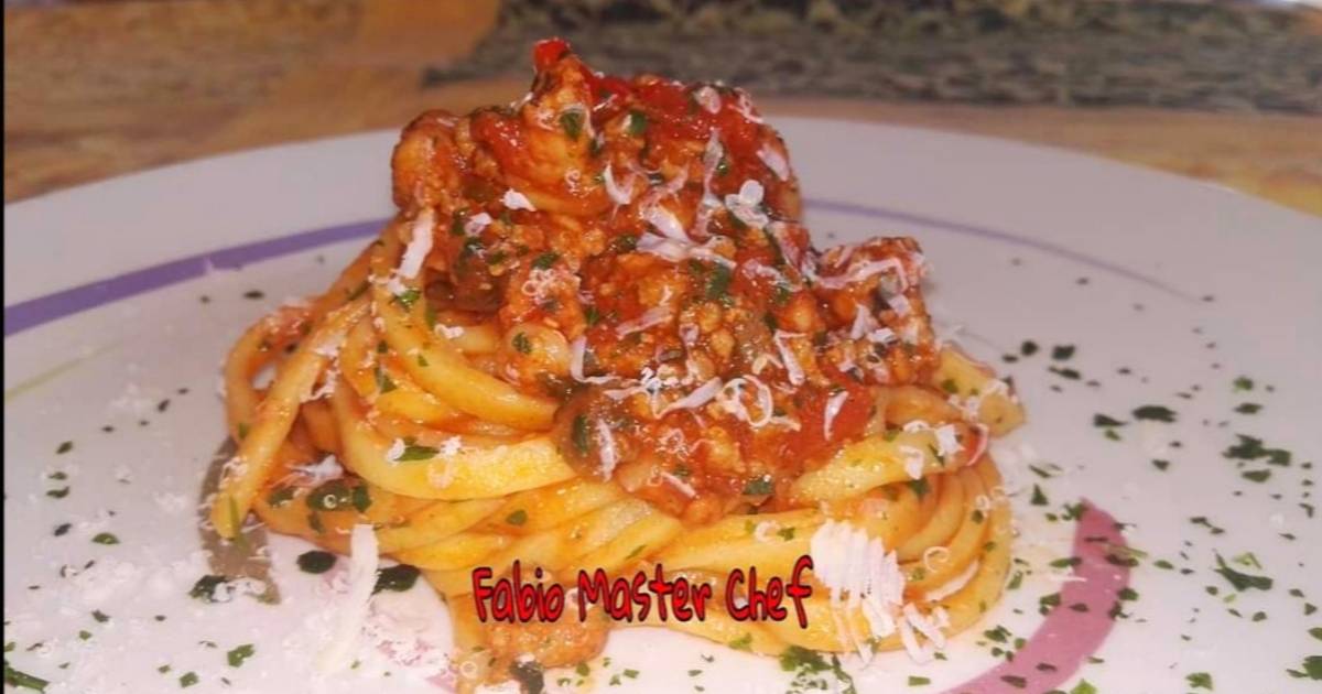 Ricetta Scialatielli Freschi con Tritato Misto e Ricotta Salata di ...