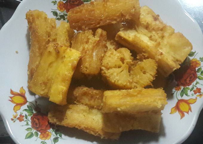Resep Singkong Goreng Renyah Merekah oleh T Indard Larasati - Cookpad