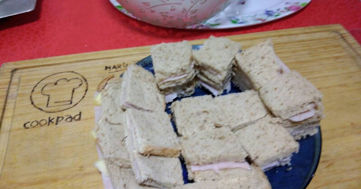 Sándwich de pan integral💯🍵 Receta de Maria Porcal- Cookpad