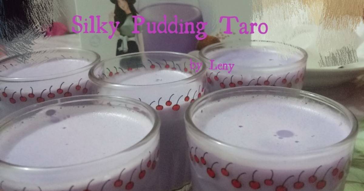 Resep Silky pudding taro oleh Lenysilviana - Cookpad
