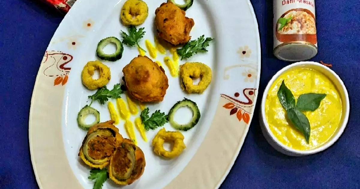 Stuff Karela Pakoda Recipe by Geeta Godhiwala - Cookpad