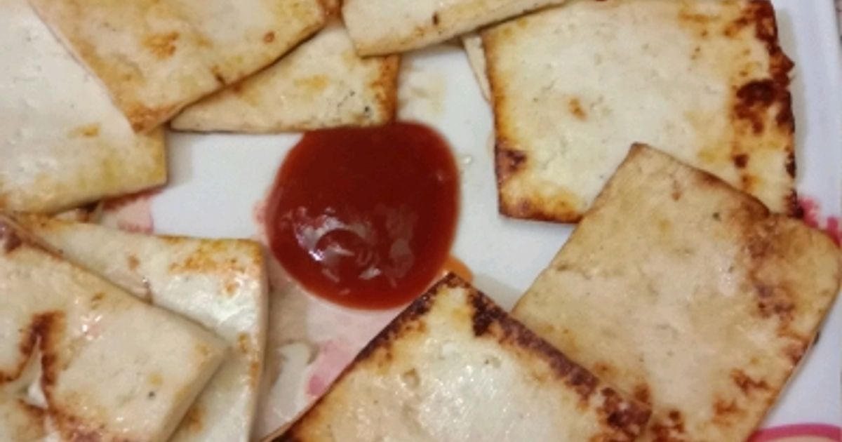 Fried Paneer Slice Recipe by Anku Arora - Cookpad
