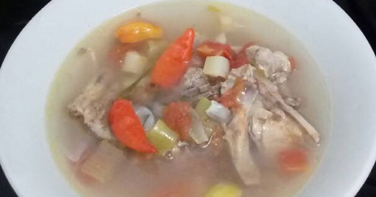 Resep Sup Asam Tulang Ayam oleh Yulianti - Cookpad
