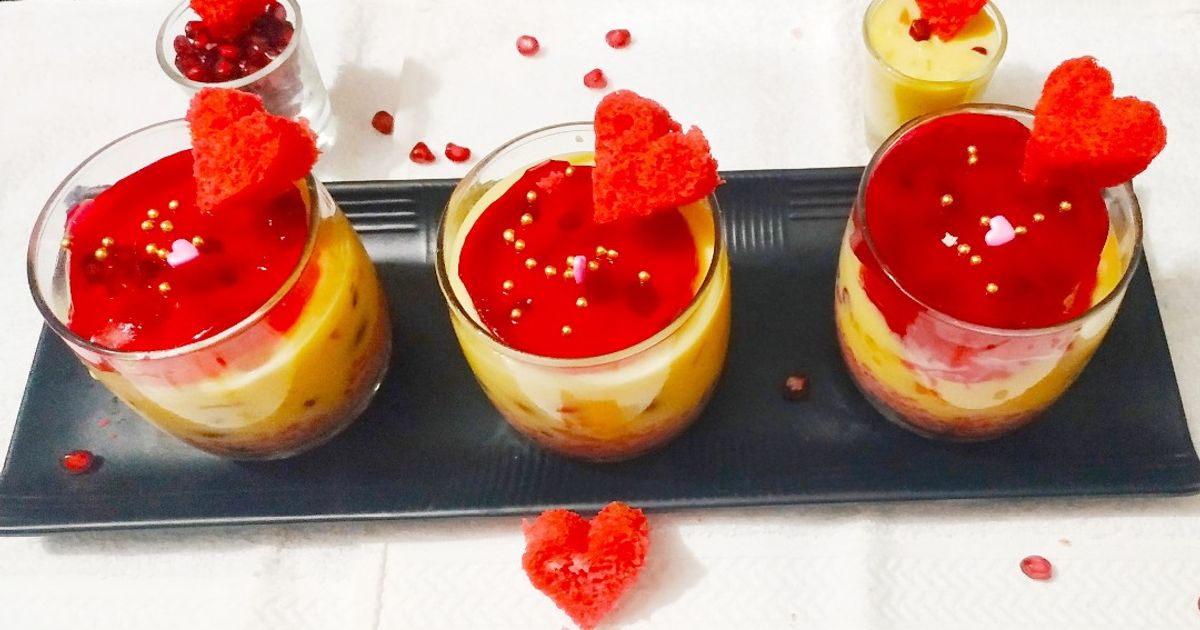 Jello Custard Pudding Recipe by Bhumika Parmar - Cookpad