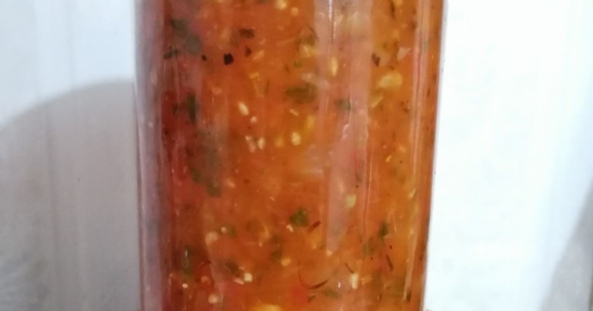 Salsa De Pimentón Asado Y Tomate Receta de Jessy Pauline Maussa ...