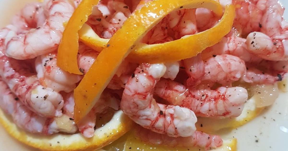 Ricetta Crudite Di Gamberi Rossi Di Sicilia Di Maria Pia Scimone Cookpad