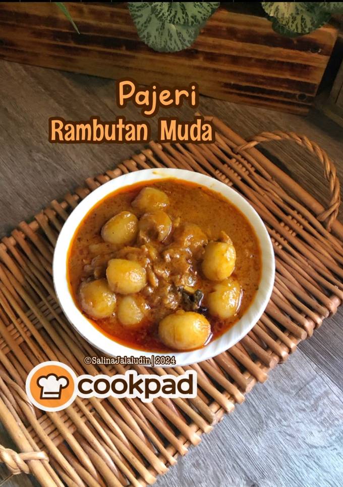 Resipi Pajeri Rambutan Muda oleh Salina Jalaludin - Cookpad