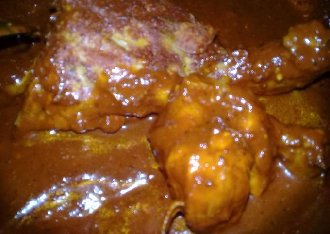 Pollo en rojo 🌶🌶🌶 (pollo en chile rojo "picosito") Receta de Vanessa U ...