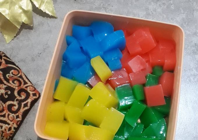 Resep Puding dadu oleh Ani Brilian - Cookpad