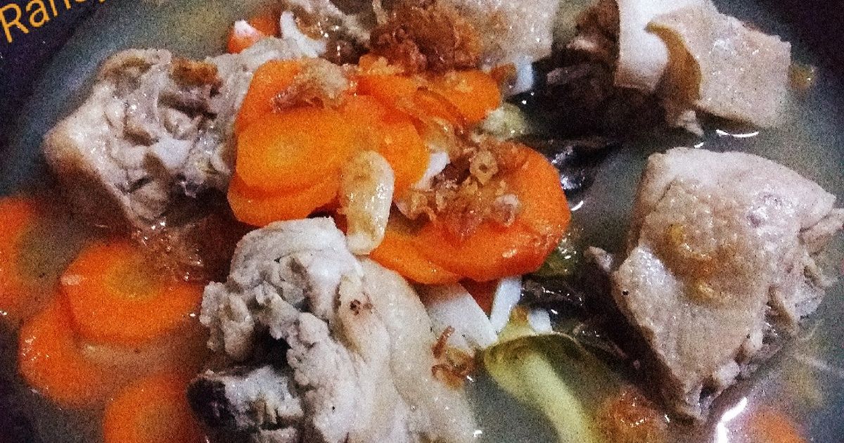 Resep 🥕🍗Sop Ayam Ala Pak Min Klaten oleh Esti Rahayu - Cookpad