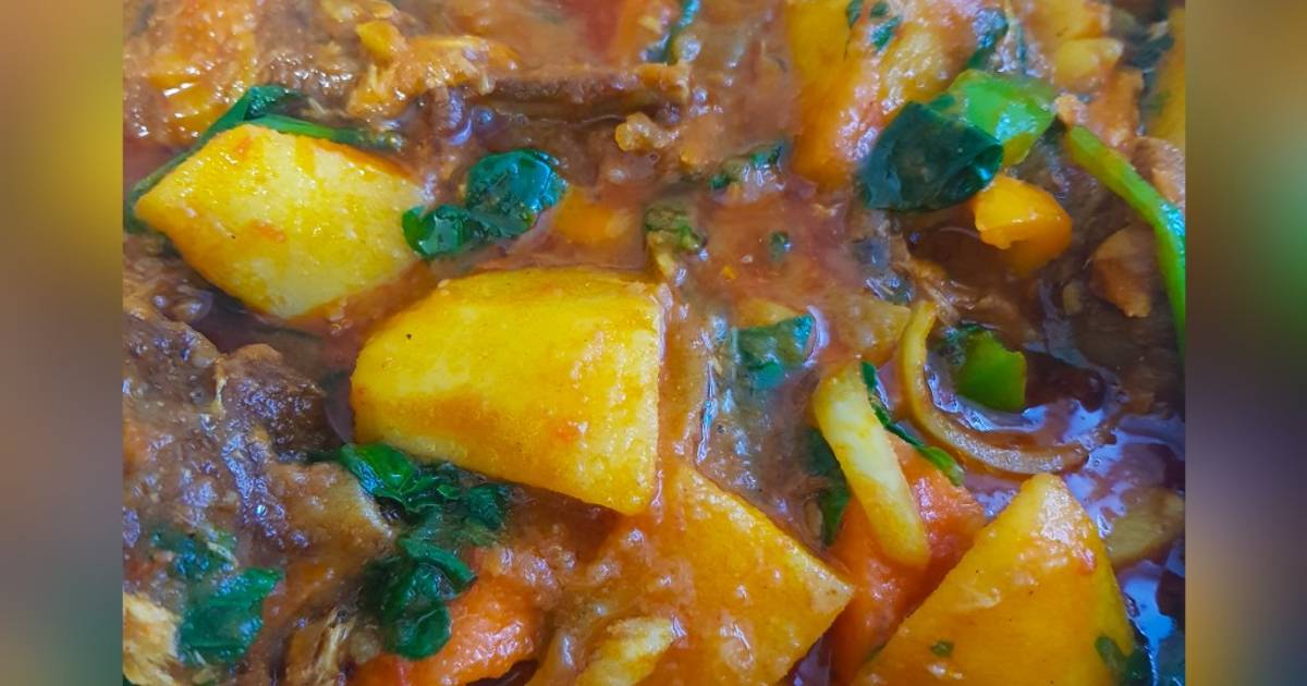 Potatoes and vegetables stew girki daga Maman jaafar(khairan) - Cookpad