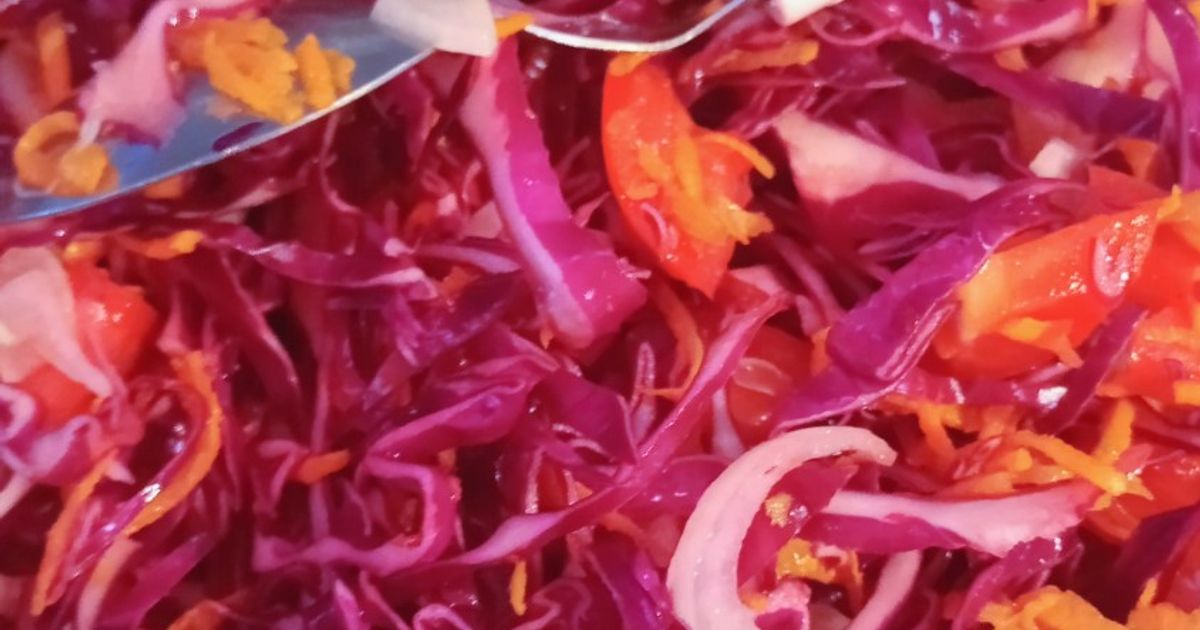 Repollo, Tomate, Zanahoria, Cebolla Y Limón Receta de Mari- Cookpad