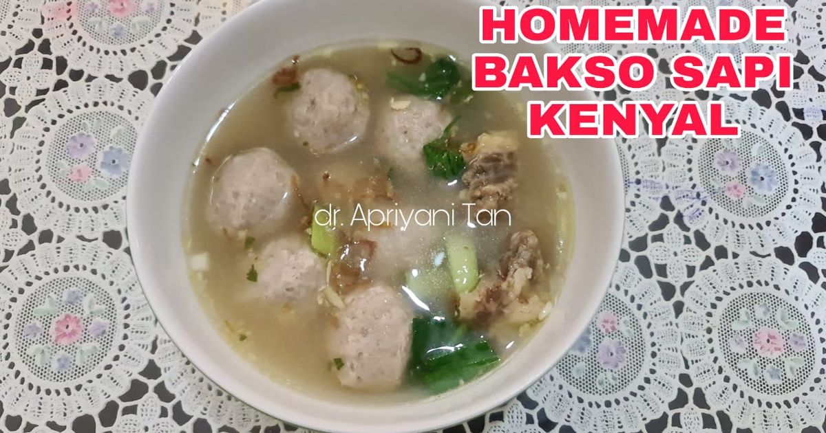 Resep pentol sapi tanpa tepung rumahan enak dan mudah - Cookpad